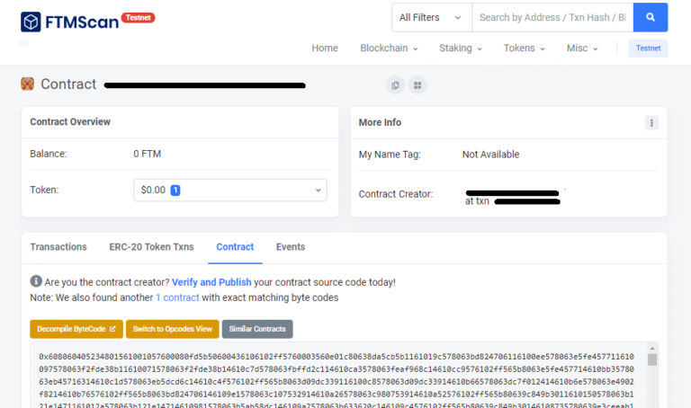 Crypto Market Pool - Deploy a smart contract to the Fantom Network